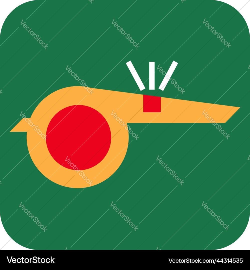 Football pipe on a white background Royalty Free Vector