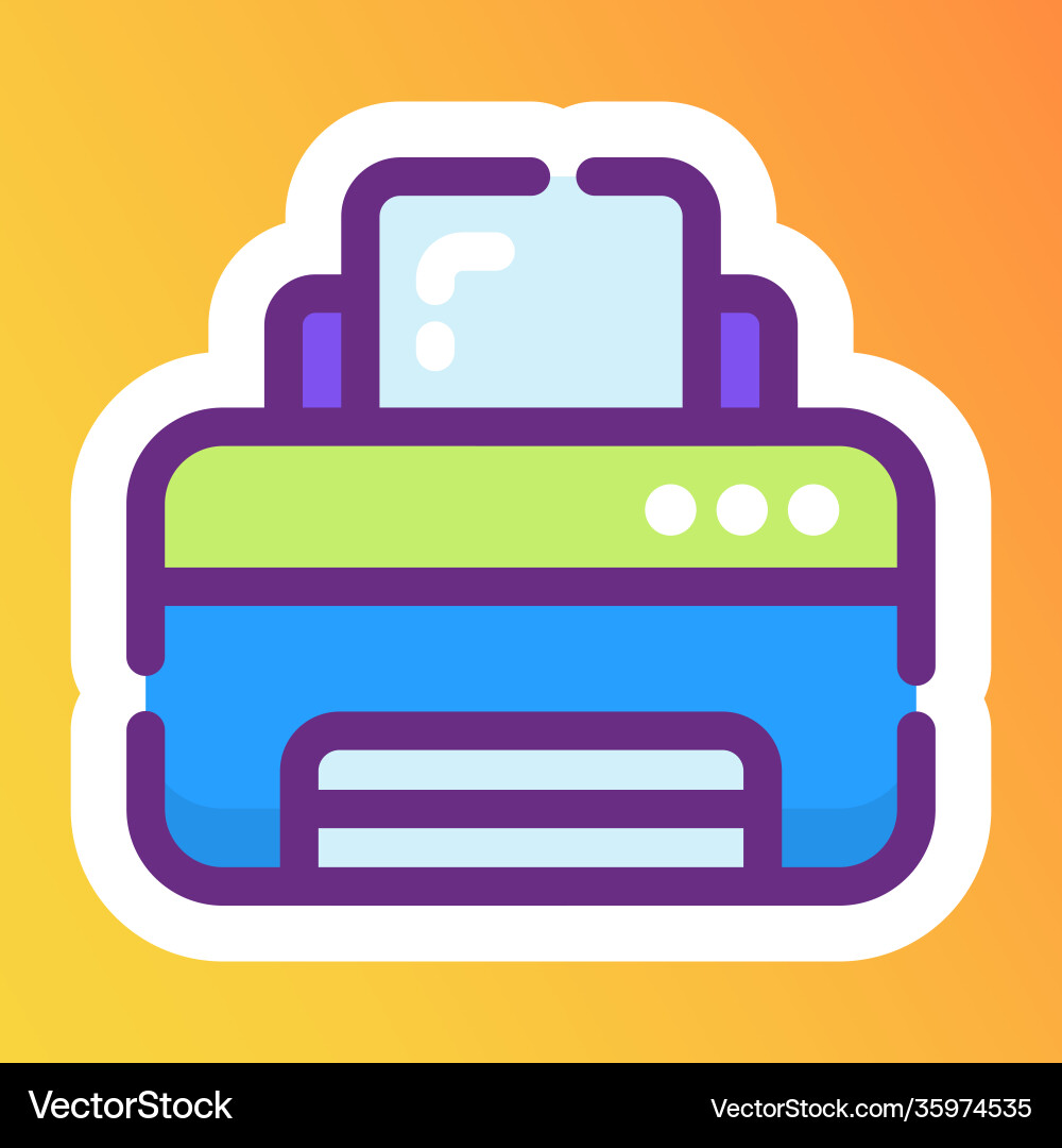 Printer Royalty Free Vector Image - VectorStock