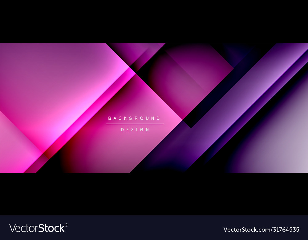 Square shapes composition fluid gradient Vector Image