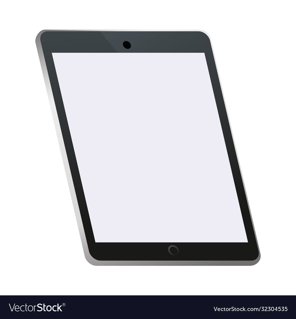 Tablet digital device technology icon Royalty Free Vector