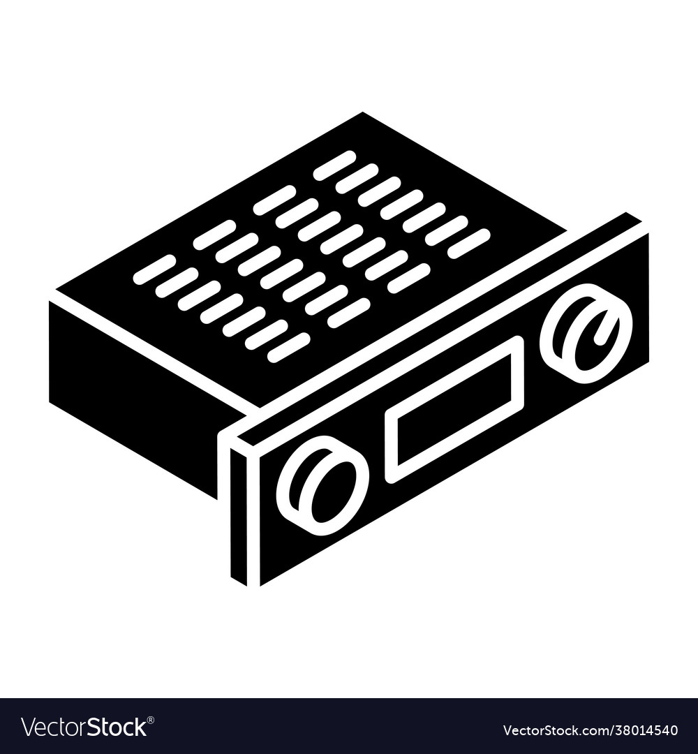 Amplifier Royalty Free Vector Image - VectorStock