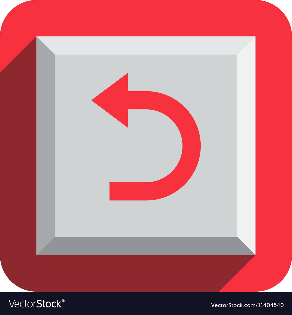 Circle button isolated Royalty Free Vector Image