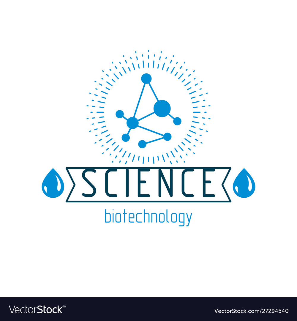 Model Molecule Created Using Wireframe Royalty Free Vector