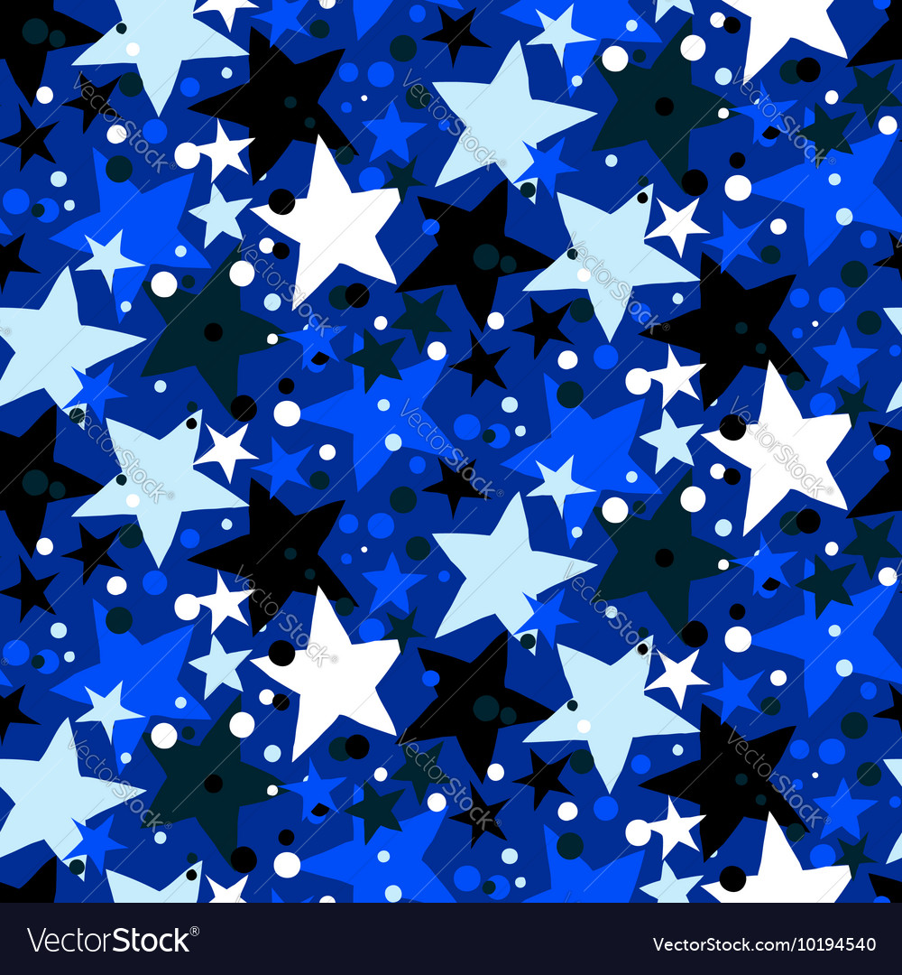 Pattern with stars Royalty Free Vector Image - VectorStock
