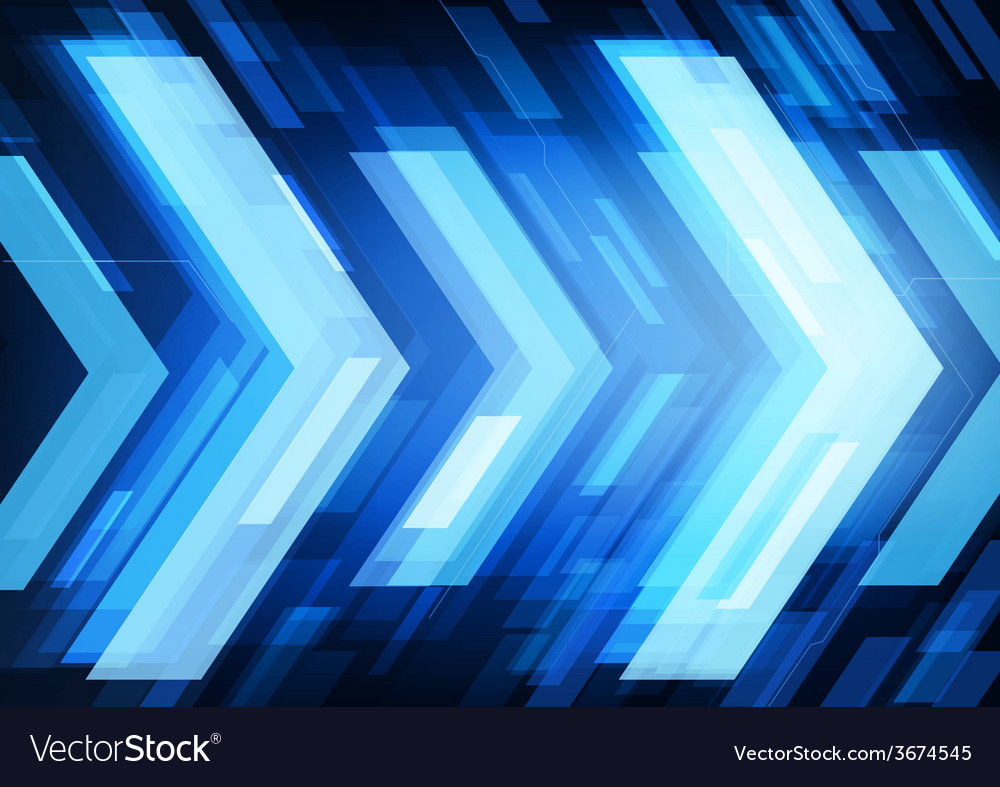 Abstract technology arrows Royalty Free Vector Image