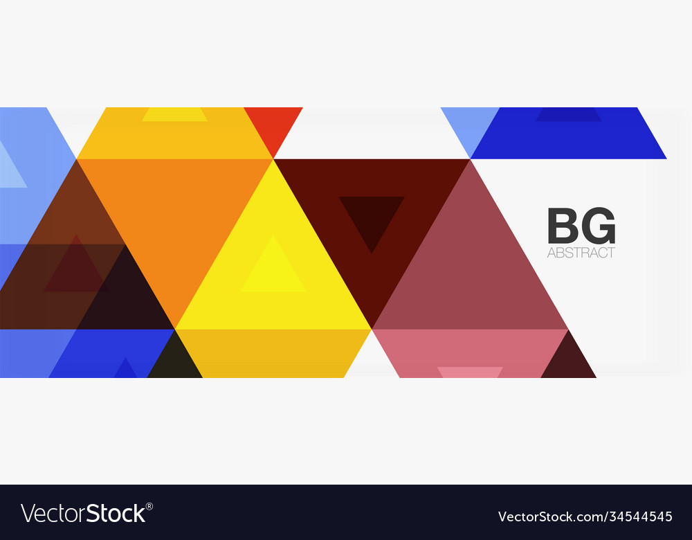 Mosaic triangle pattern abstract background Vector Image Mosaic triangle pattern abstract background Vector Image