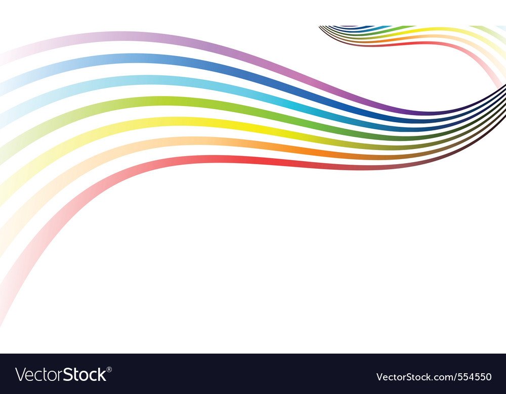 Simple rainbow Royalty Free Vector Image - VectorStock