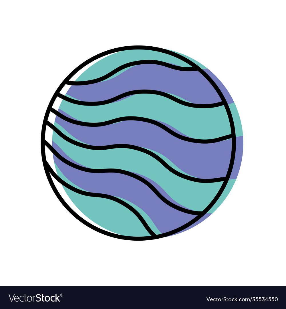 Space planet icon design Royalty Free Vector Image