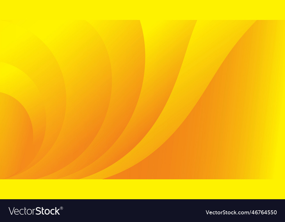 Yellow abstract background wave graphic Royalty Free Vector