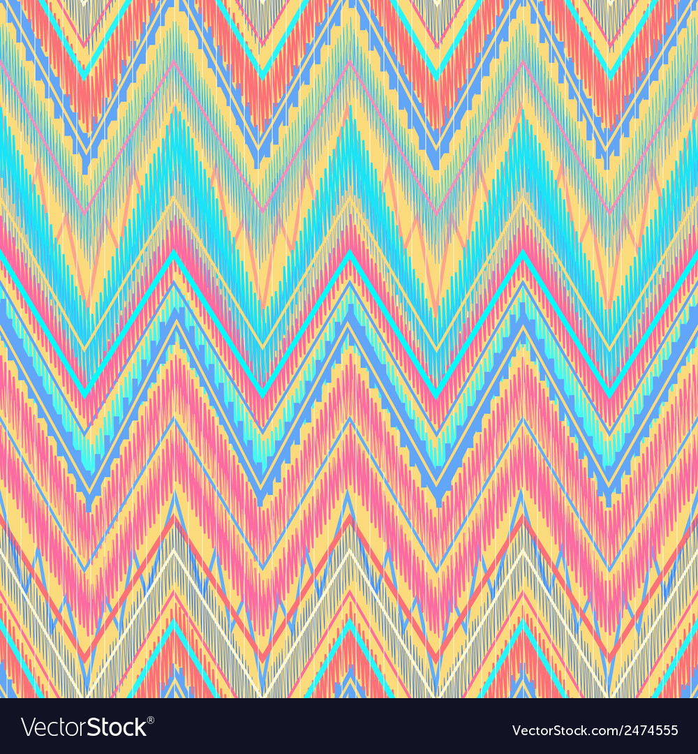 Aztec zigzag Royalty Free Vector Image - VectorStock