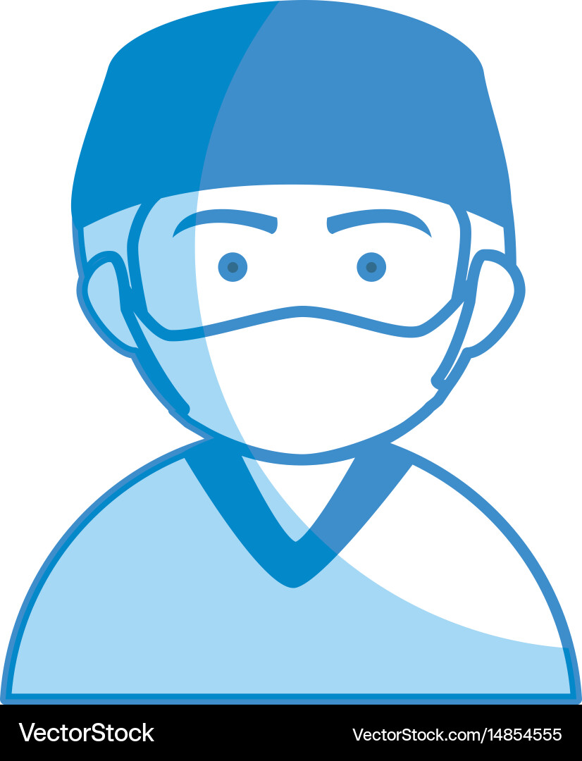 Male surgeon avatar character Royalty Free Vector Image