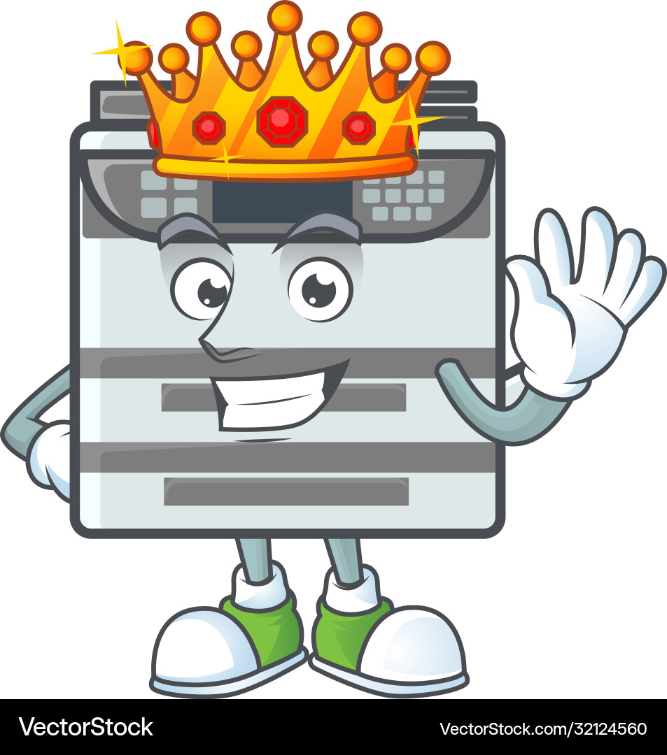 A dazzling professional office copier stylized Vector Image