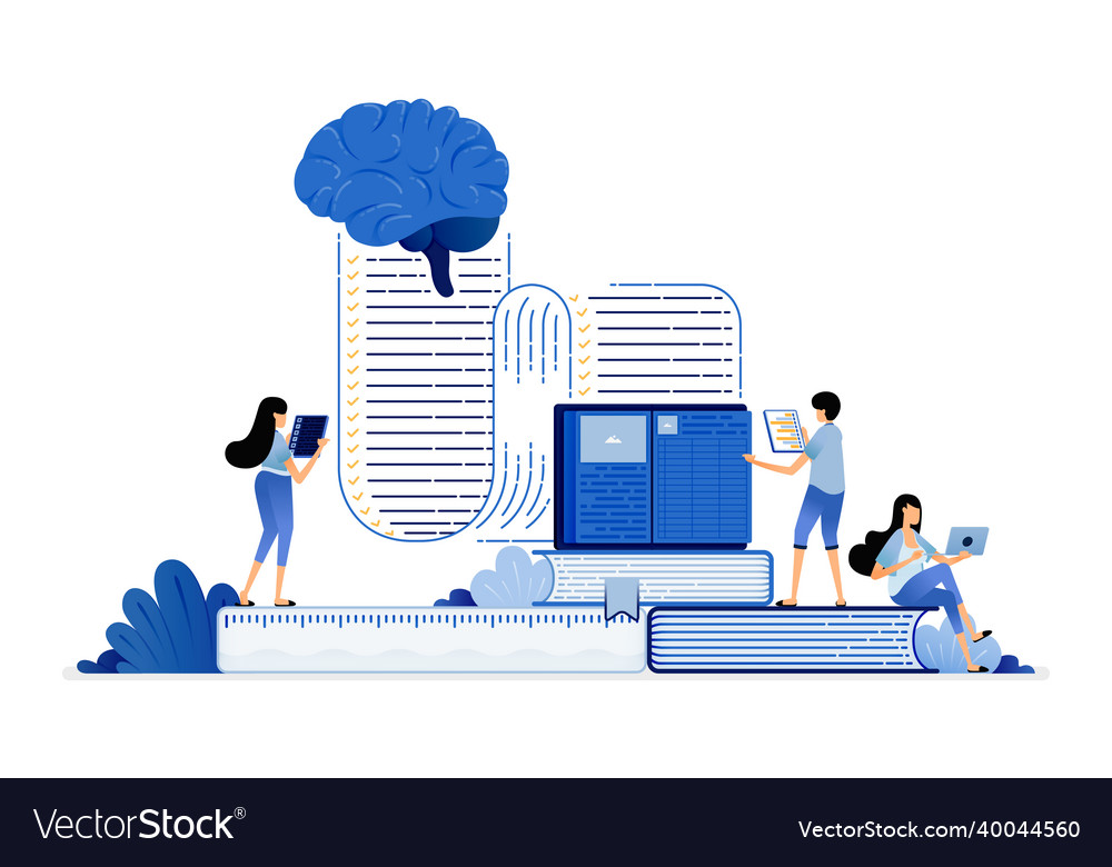 Artificial intelligence and machine learning Vector Image