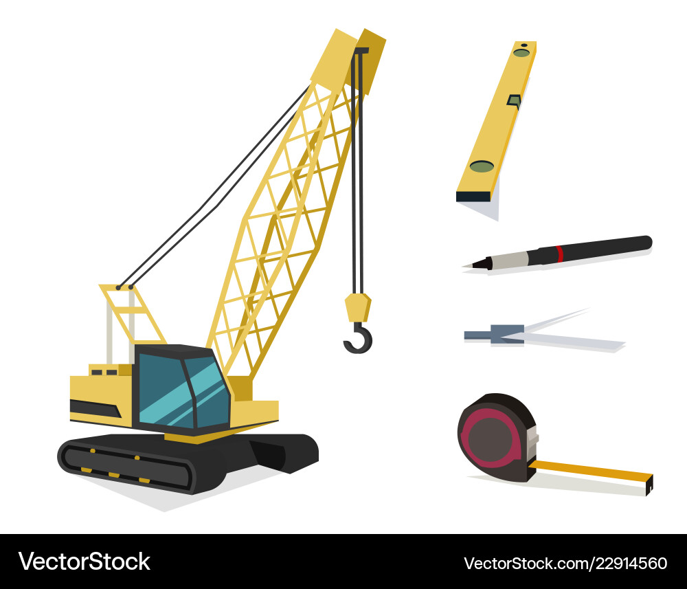 Concept modern city construction buildings Vector Image