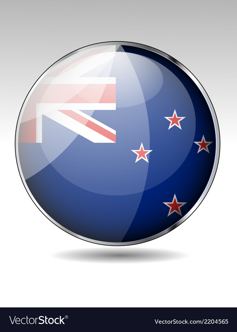 Flag button design elements Royalty Free Vector Image