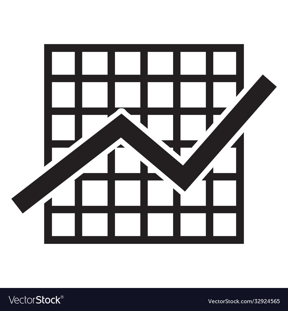 Graph icon Royalty Free Vector Image - VectorStock