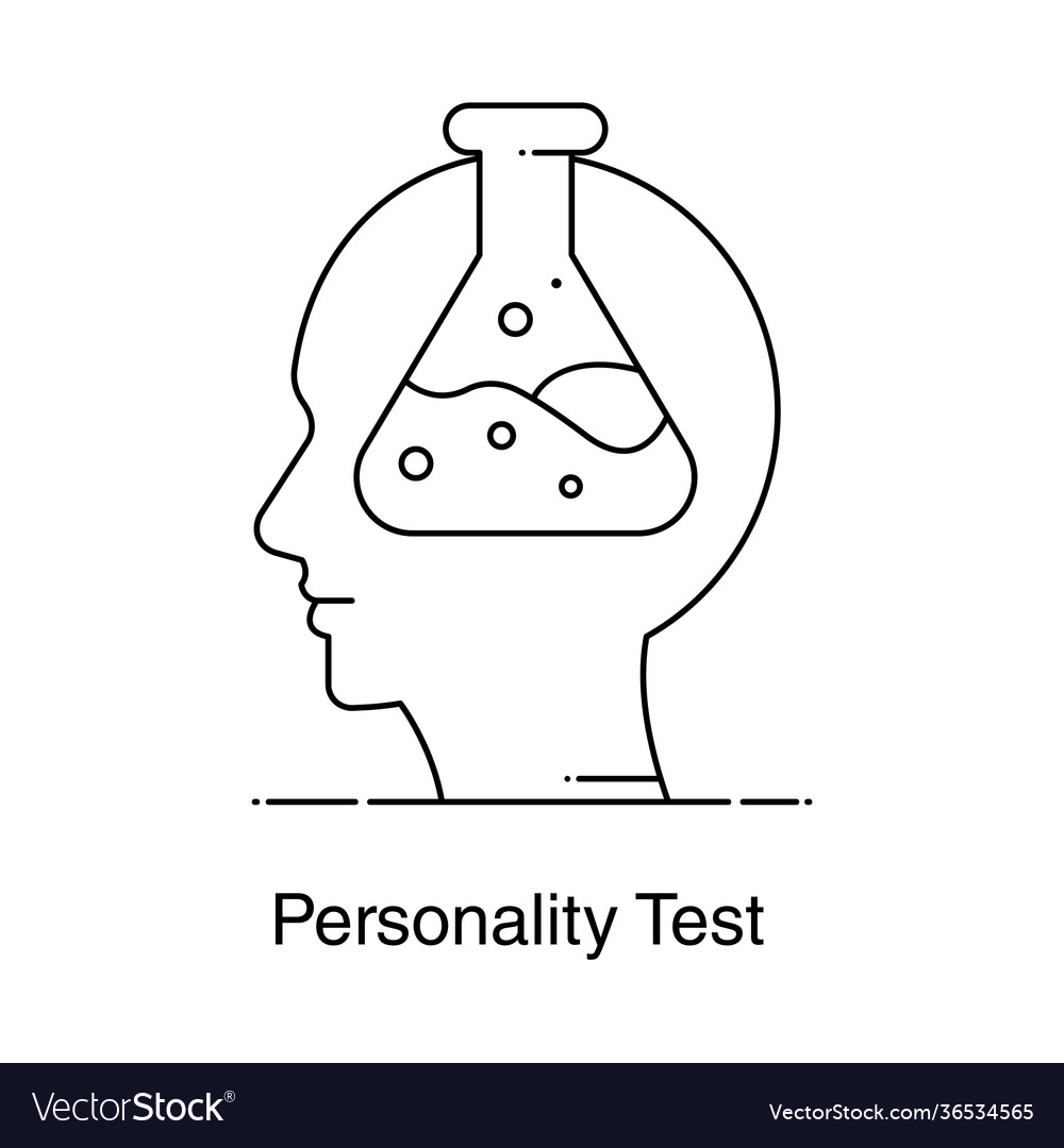 Personality test Royalty Free Vector Image - VectorStock