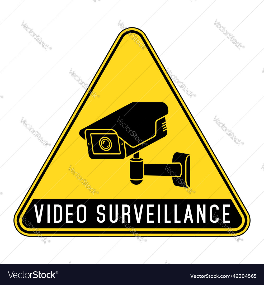 Security camera cctv icon Royalty Free Vector Image