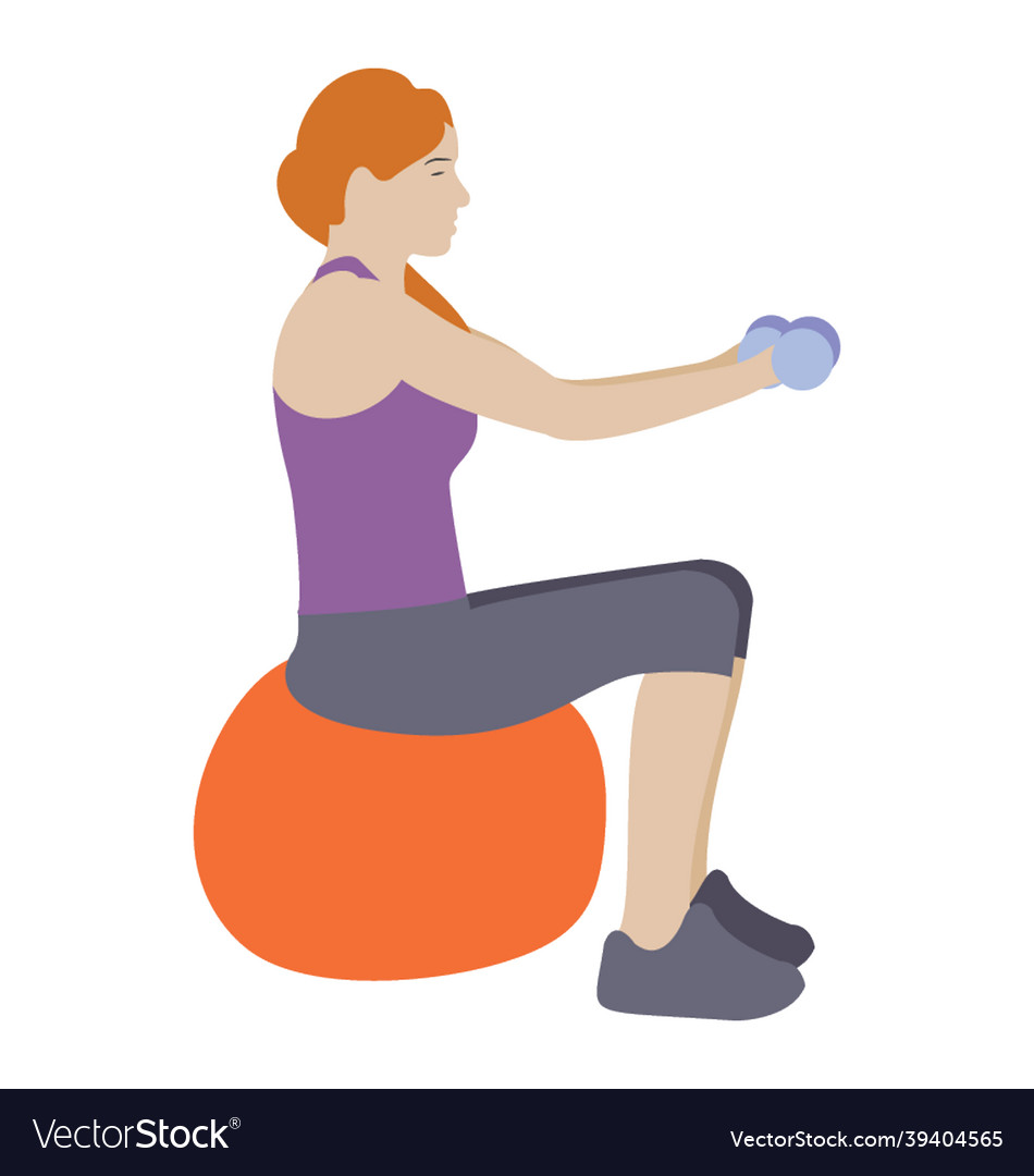 Workout exercise Royalty Free Vector Image - VectorStock