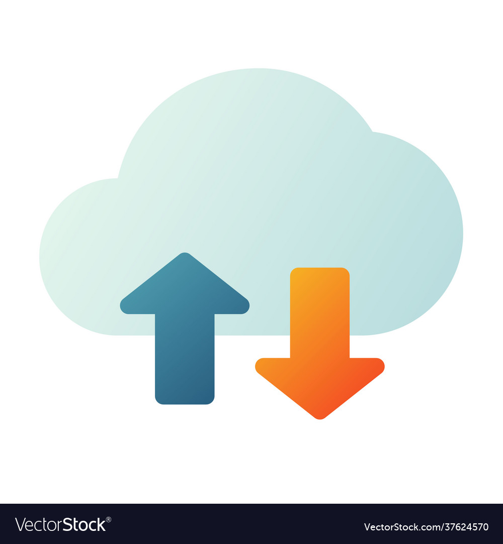 Connection transfer cloud wireless single Vector Image Connection transfer cloud wireless single Vector Image