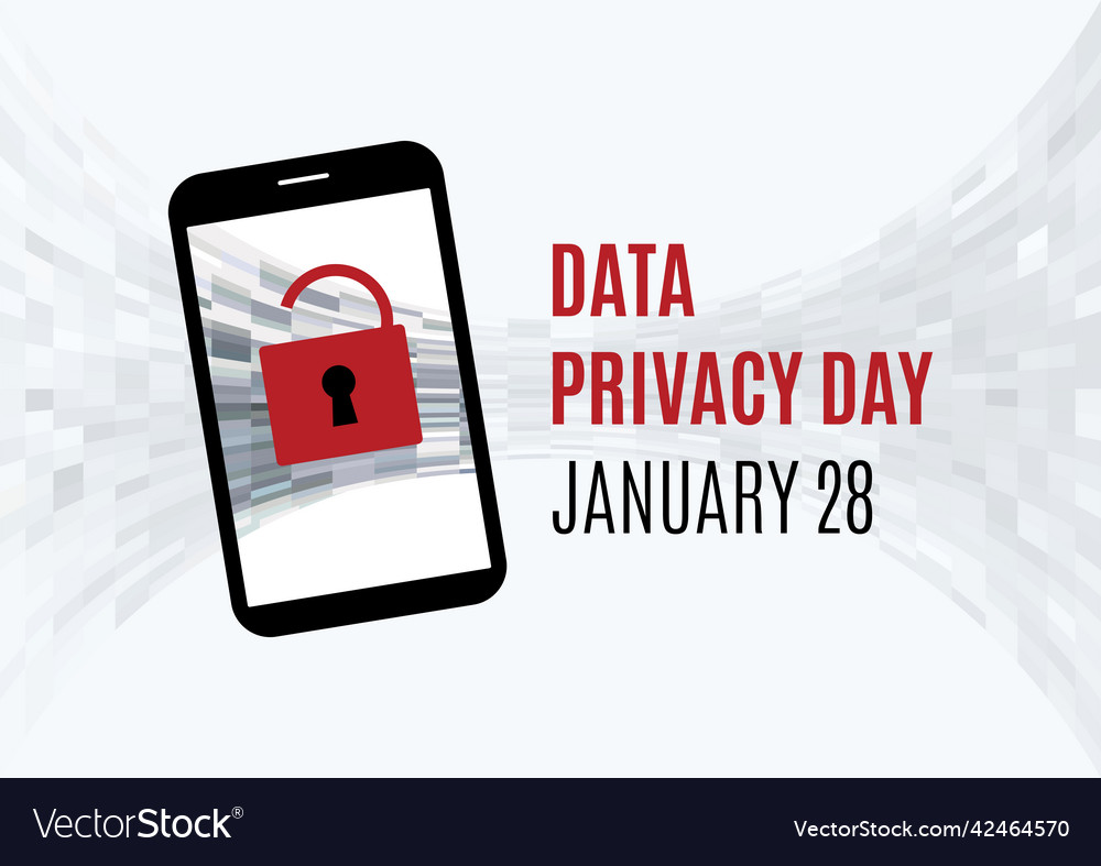 Data privacy day Royalty Free Vector Image - VectorStock