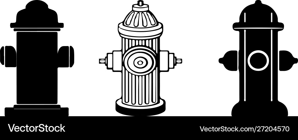 Fire hydrant icon isolated on color background Vector Image