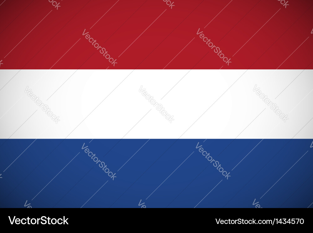 National flag of netherlands Royalty Free Vector Image