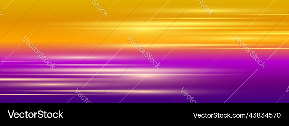 Yellow and purple gradient striped abstract Vector Image
