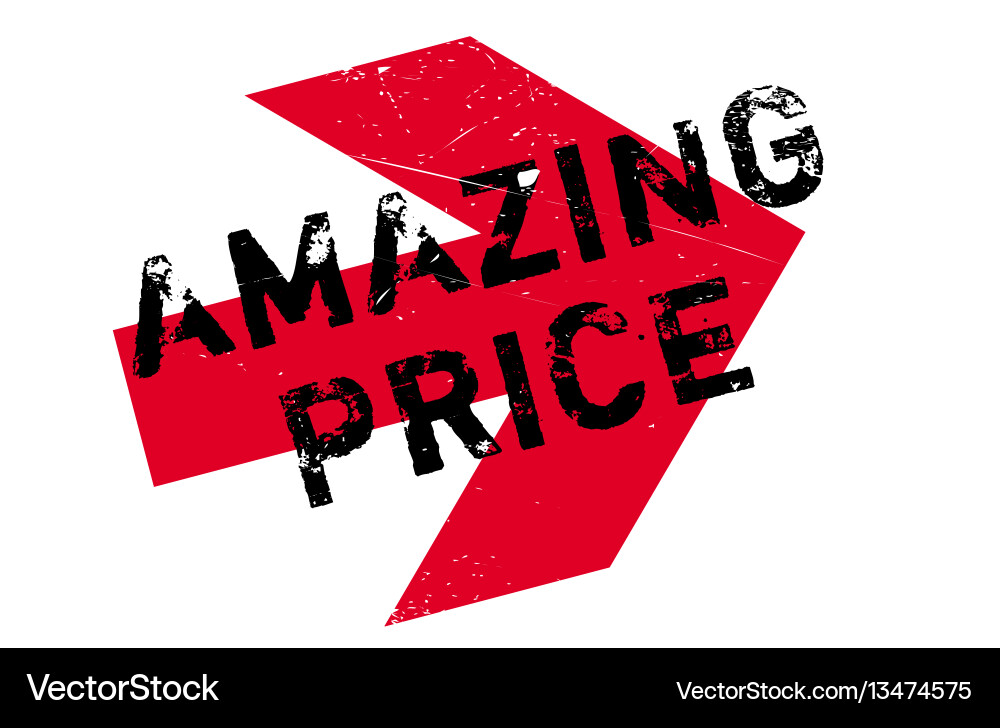 Amazing price rubber stamp Royalty Free Vector Image