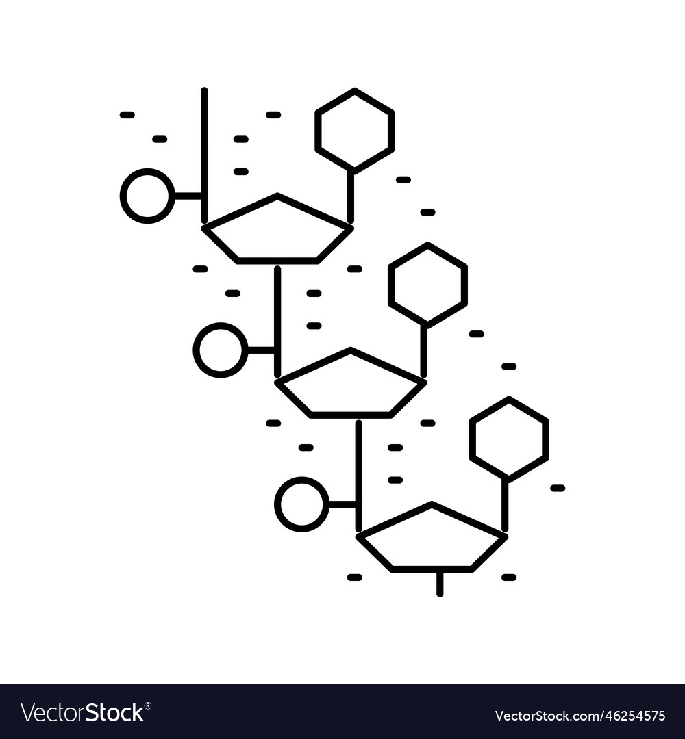 Health molecular structure line icon Royalty Free Vector Health molecular structure line icon Royalty Free Vector