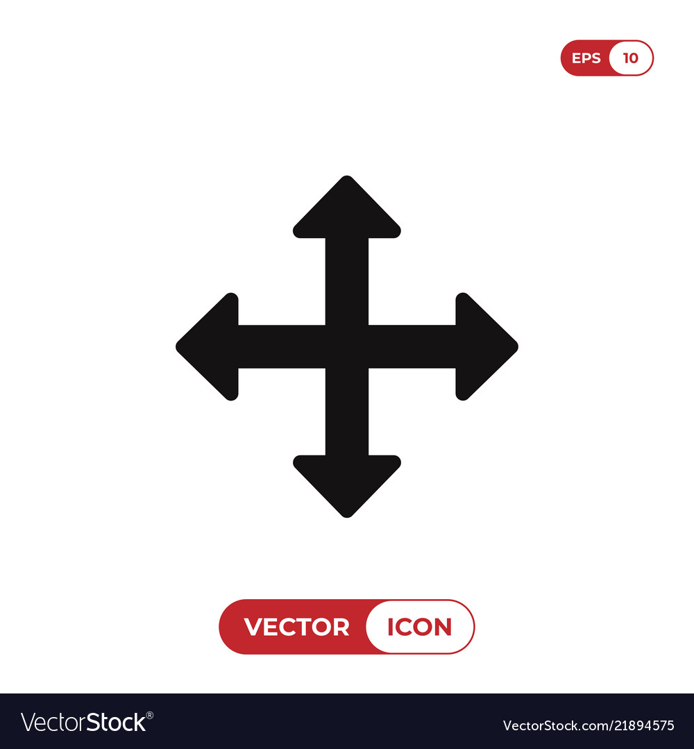 Move cursor icon Royalty Free Vector Image - VectorStock