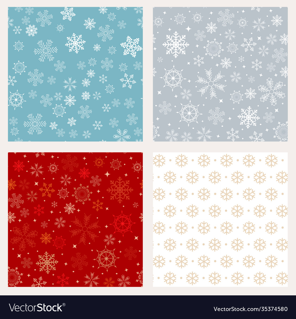 Abstract winter design seamless pattern Royalty Free Vector