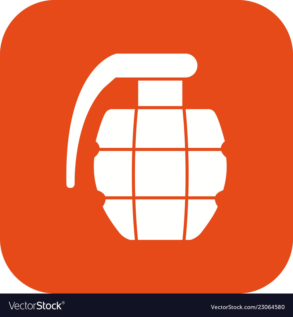 Grenade icon Royalty Free Vector Image - VectorStock