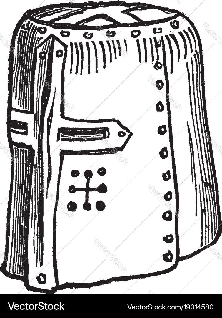 Heraldic helmet is an example of an ordinary Vector Image