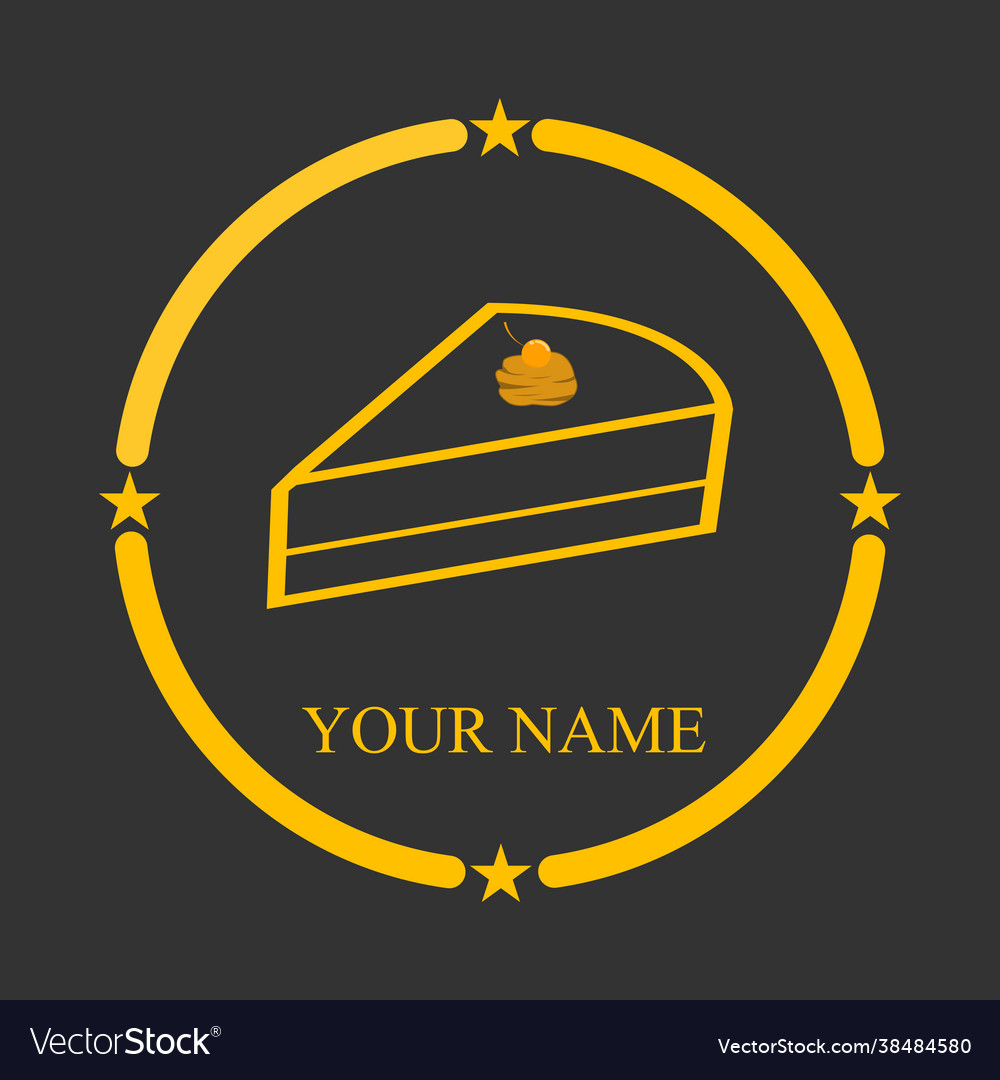 Pie logo Royalty Free Vector Image - VectorStock