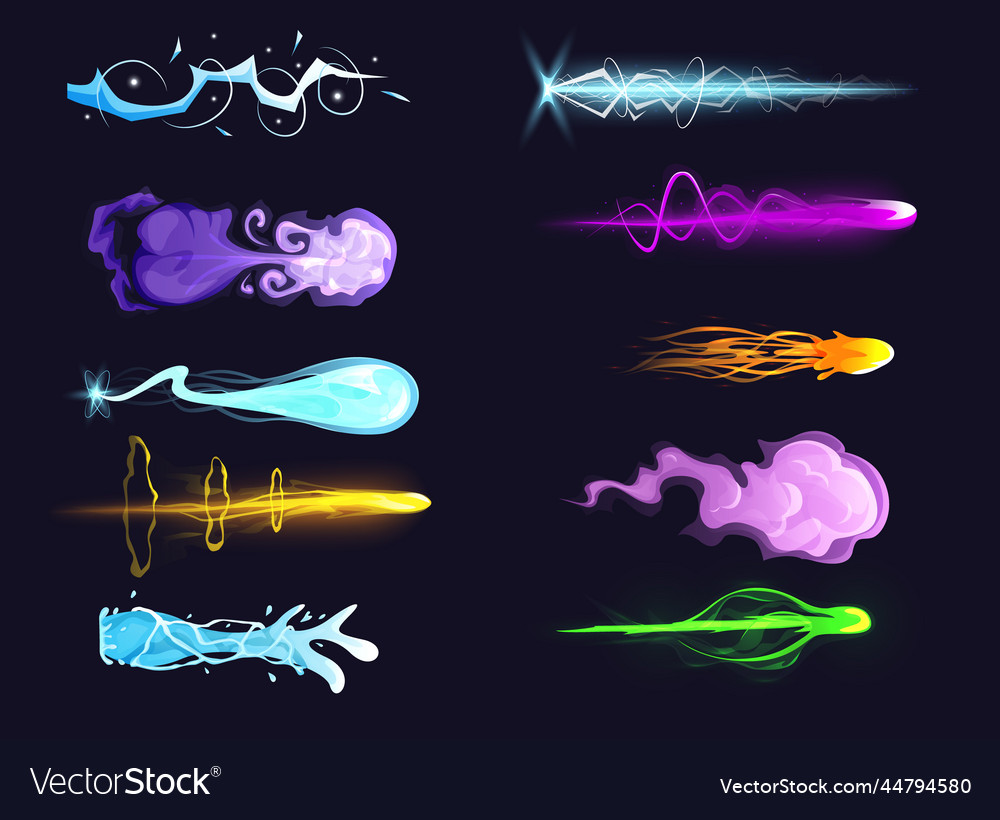 Vfx gun effect Royalty Free Vector Image - VectorStock