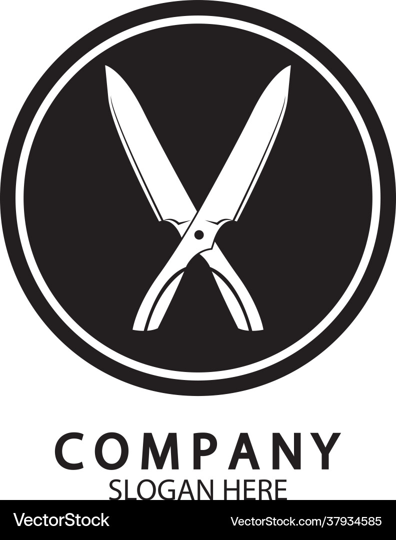 Crossed knives icon knife and chef kitchen Vector Image