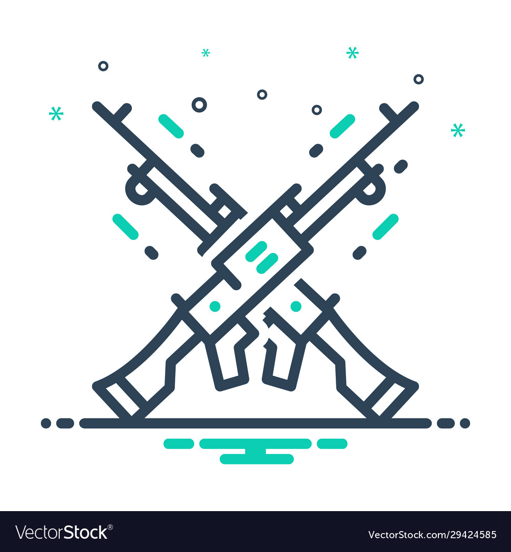 Crossfire Royalty Free Vector Image - VectorStock