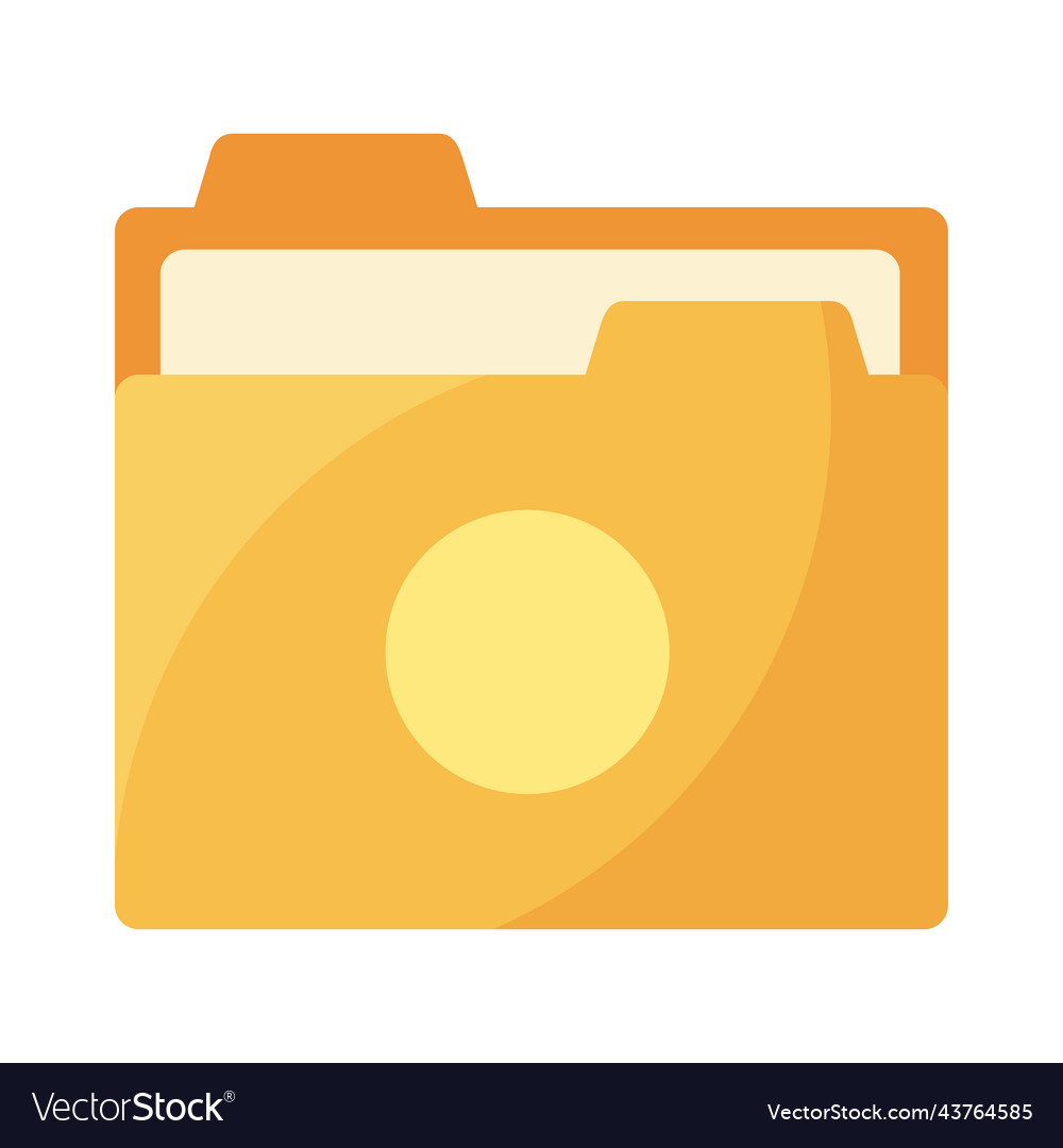 Folder file documents Royalty Free Vector Image