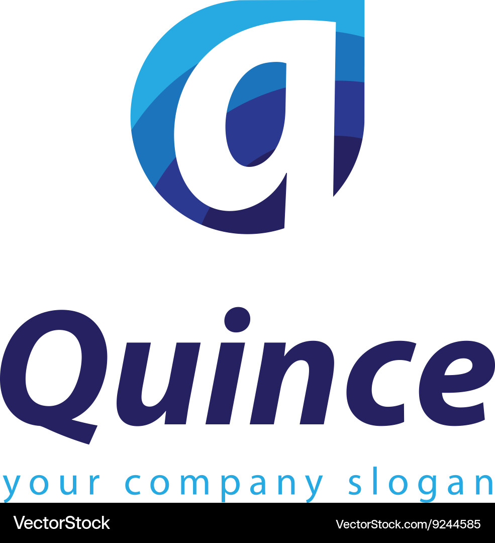 Letter q logo template for your company Royalty Free Vector