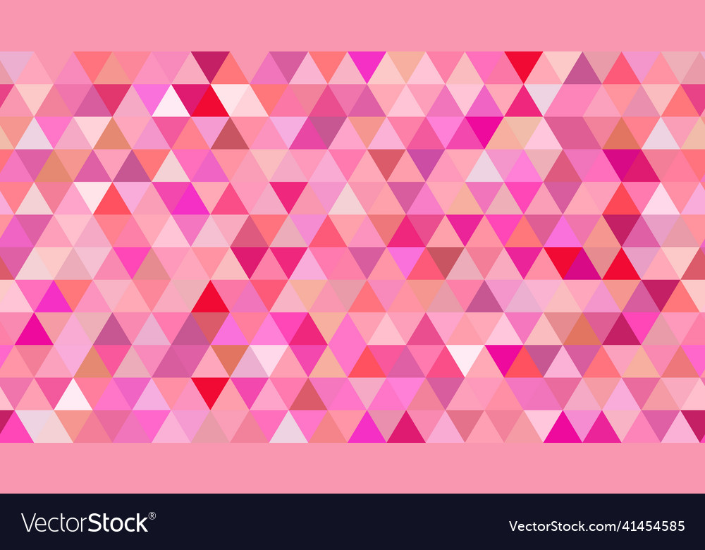 Seamless pattern with pink triangles Royalty Free Vector