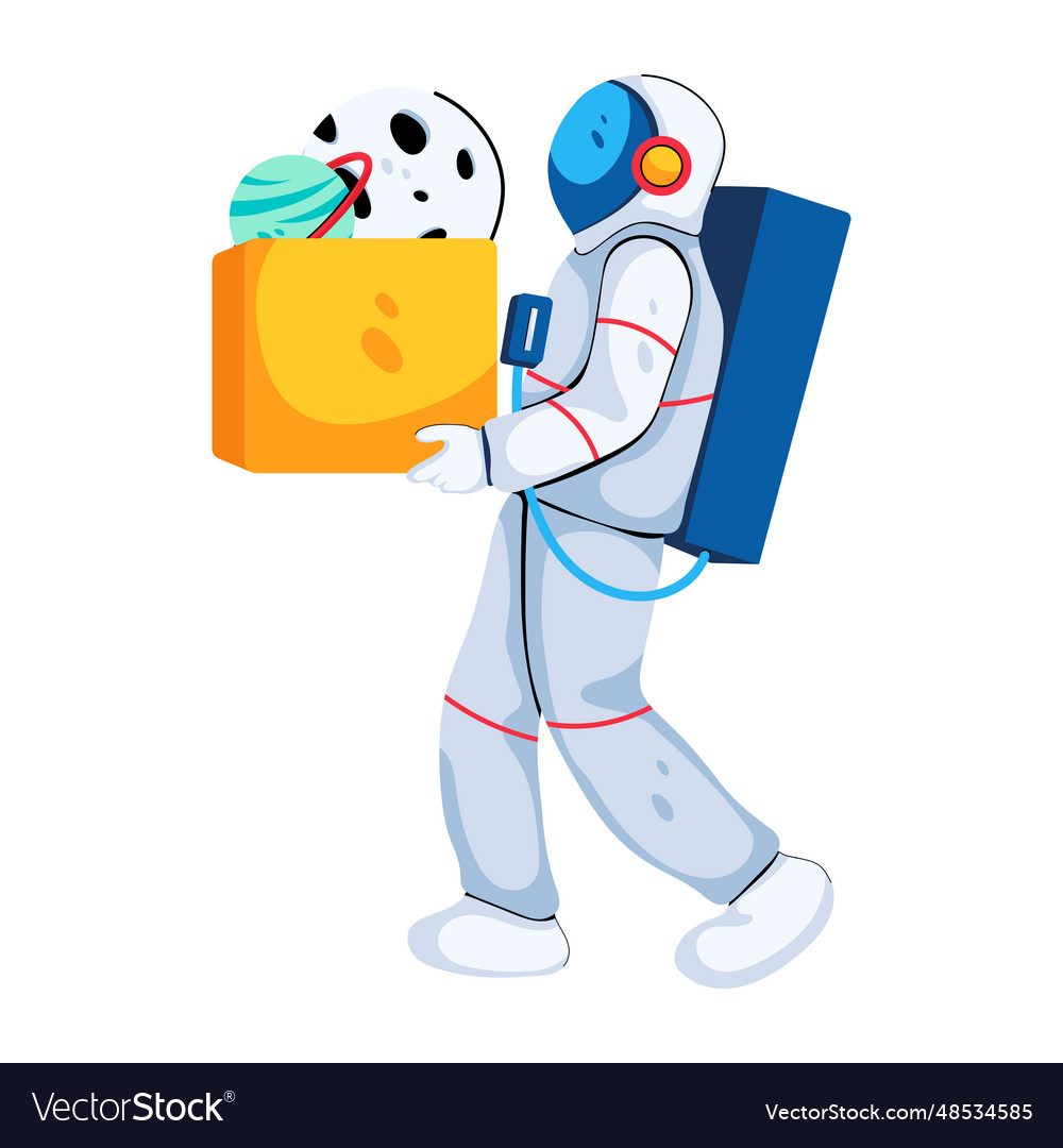 Space explorer Royalty Free Vector Image - VectorStock