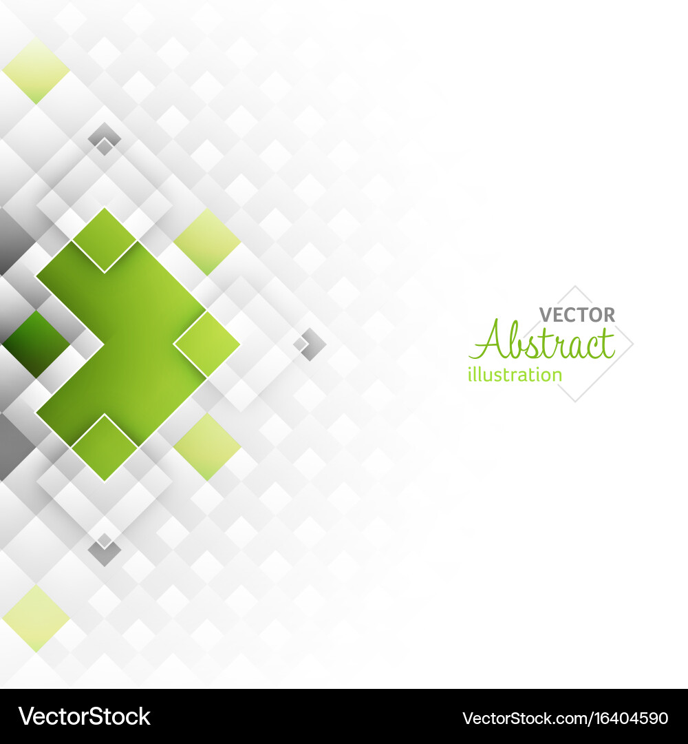 Abstract futuristic background with square shapes Vector Image