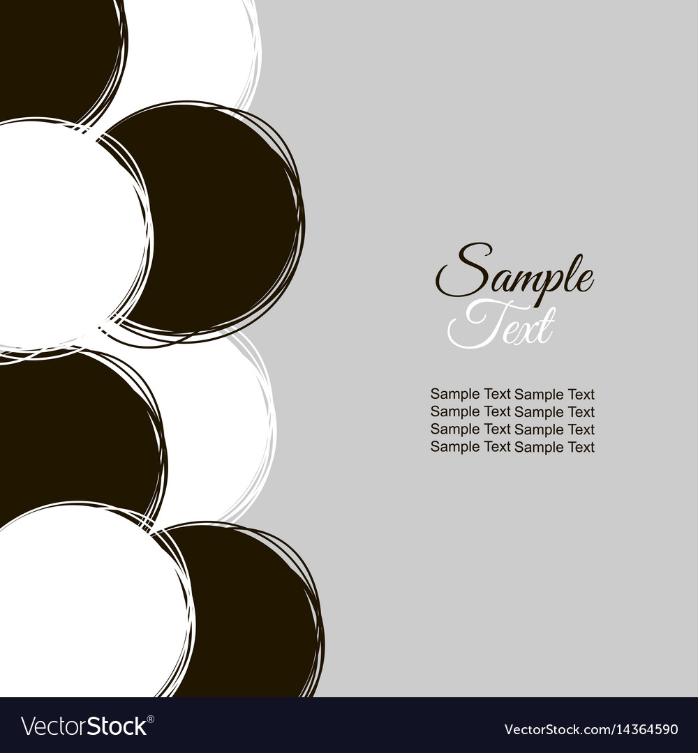 Doodle pattern for printing round doodle patterns Vector Image