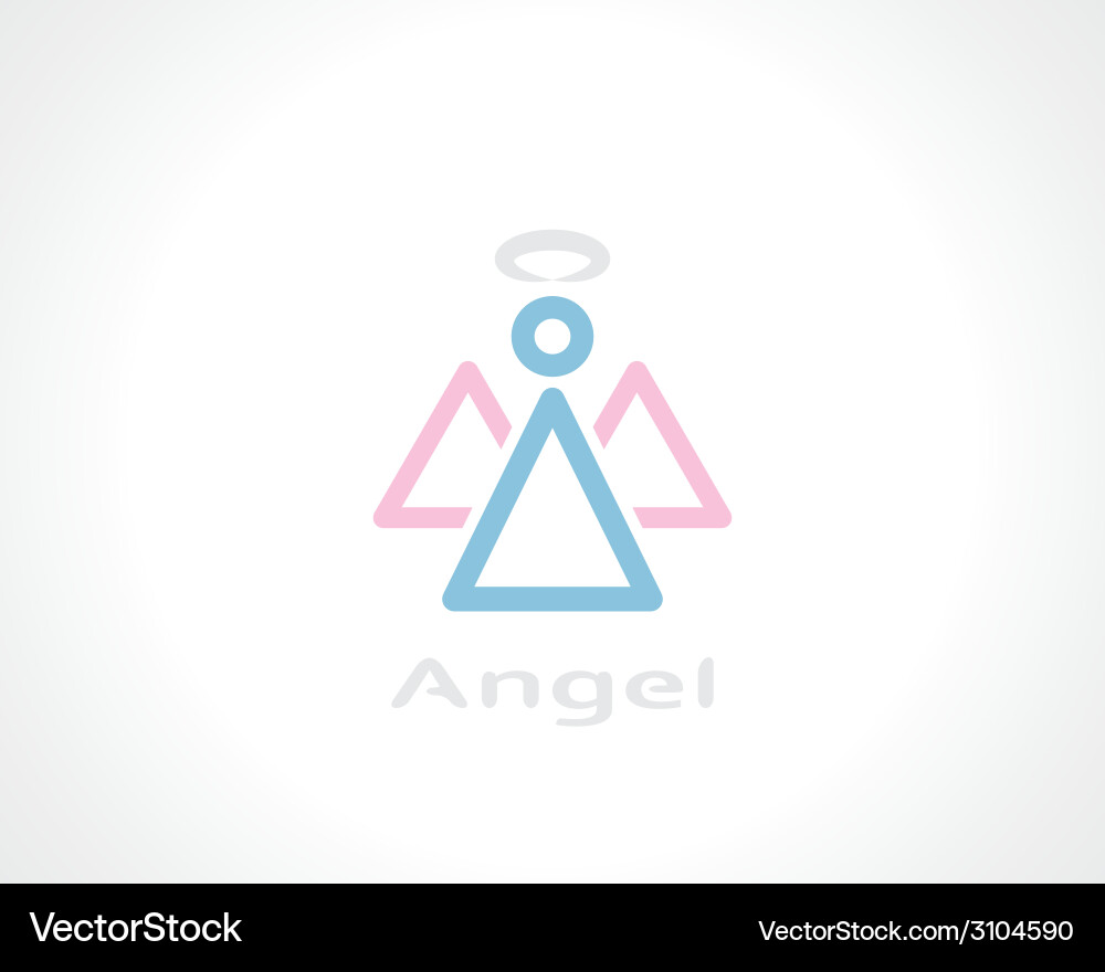 Symbol of angel Royalty Free Vector Image - VectorStock