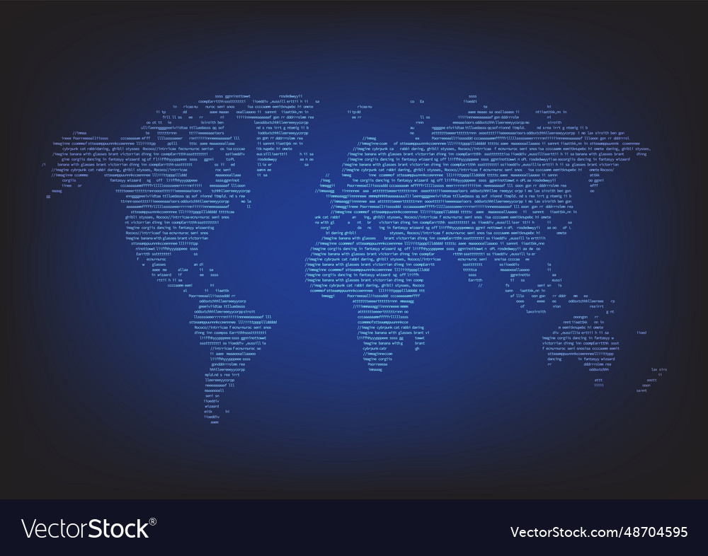Artificial intelligence prompt typography Vector Image Artificial intelligence prompt typography Vector Image