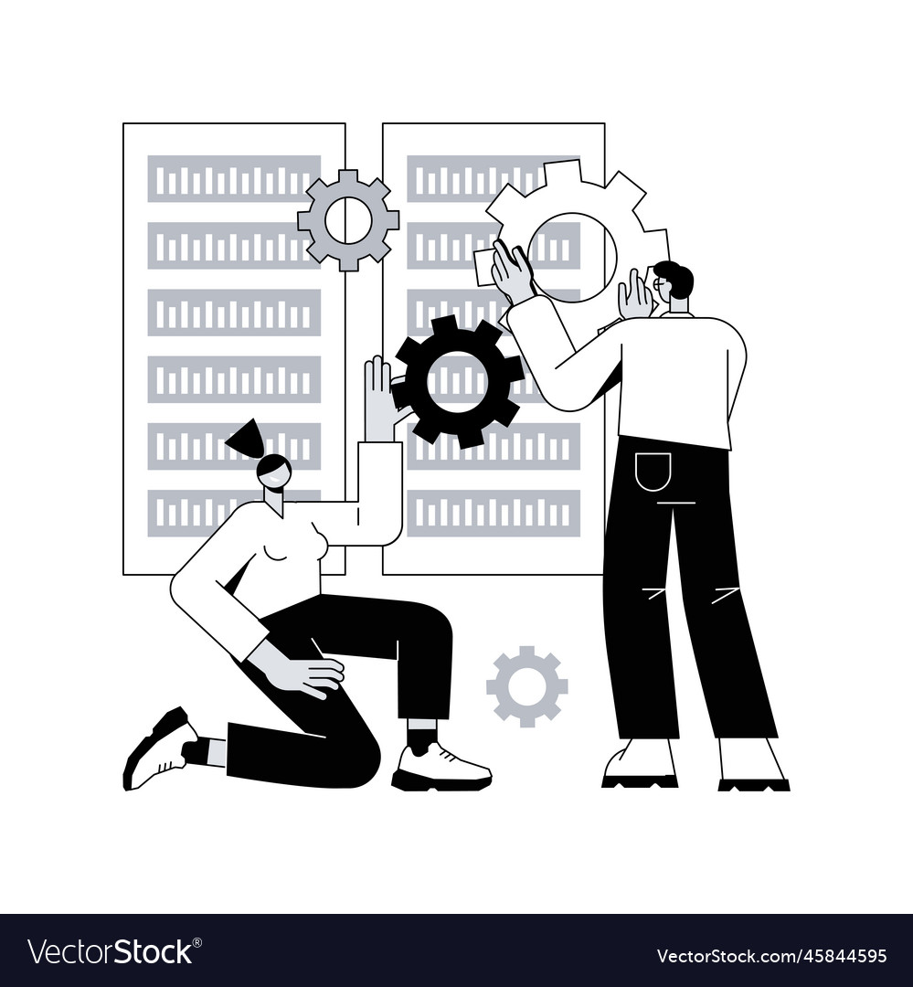 Big data tools abstract concept Royalty Free Vector Image