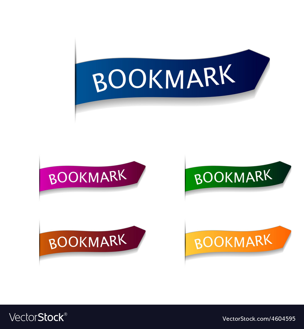 Bookmark Royalty Free Vector Image - VectorStock