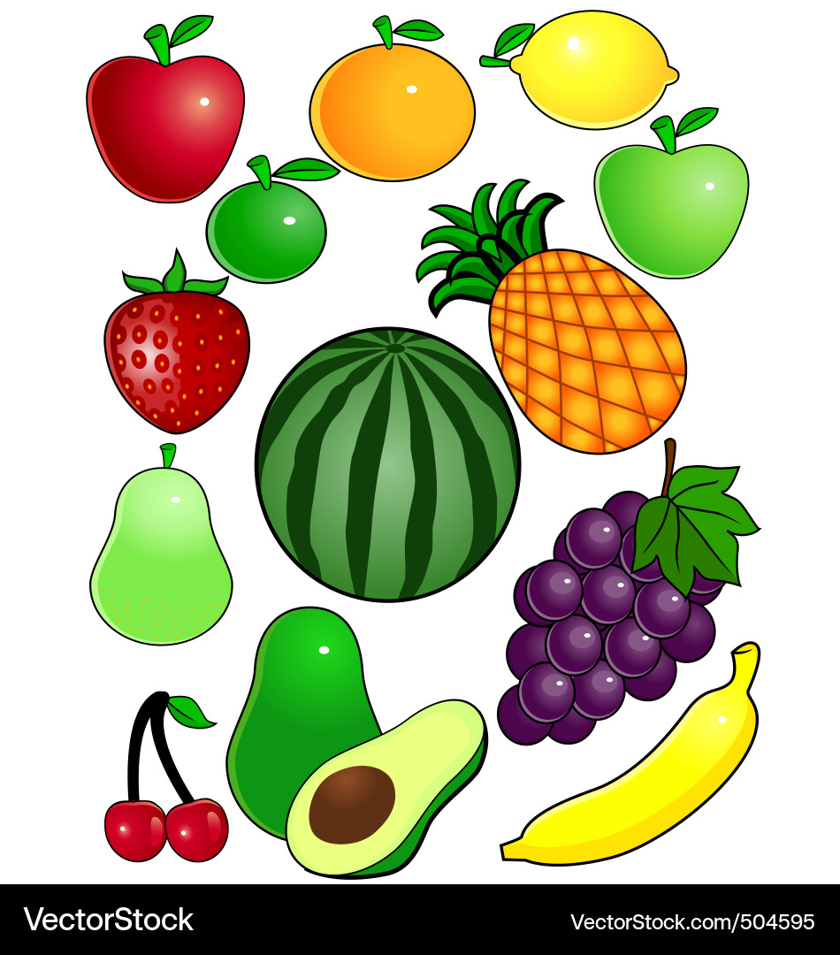Fruit Royalty Free Vector Image - VectorStock