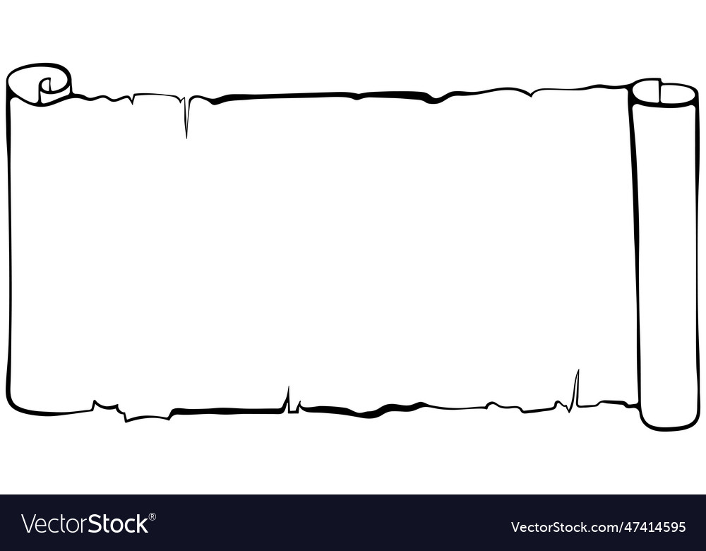 Horizontale Scroll Clipart